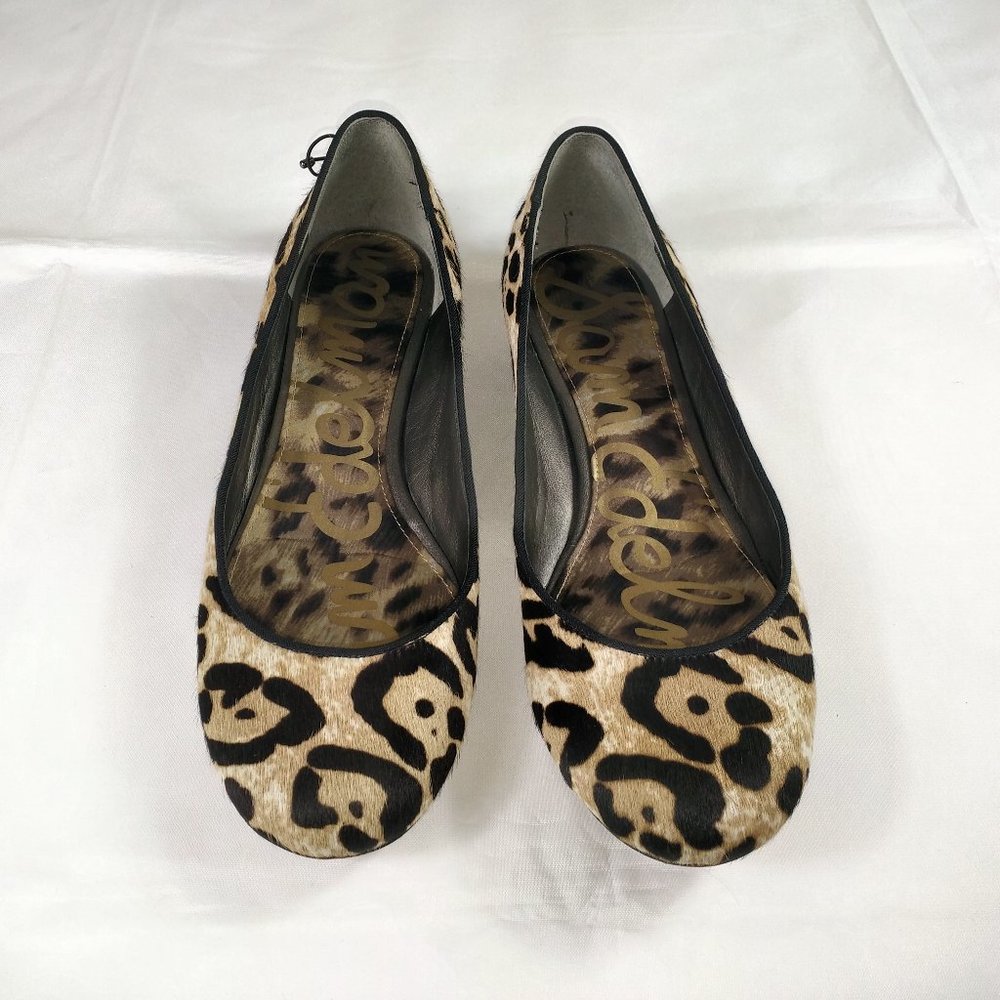 Sam Edelman Joya Leopard Print Flat Shoes Size 8m - Gem